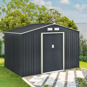 Juskys Zahradní domek XXL 277×319×192 cm - antracit