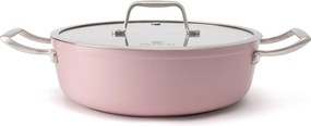 Elmich Nepřilnavá keramická servírovací pánev Zen Ø 28 cm - růžová