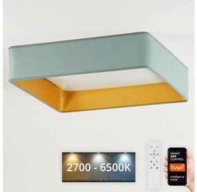Brilagi-LED Stmívatelné svítidlo VELVET SQUARE LED/36W/230V Wi-Fi Tuya+DO mintov