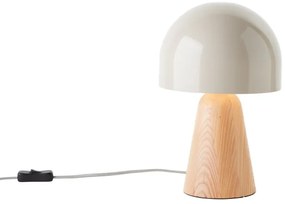 Brilliant - Stolní lampa NALAM 1xE14/40W/230V béžová/jasan