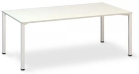 Jednací stůl ProOffice 200 x 100 cm / Bílá
