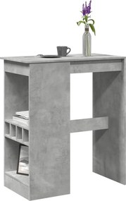 vidaXL Barový stůl s regály 90 x 47,5 x 103,5 cm kompozit [854337] Barva: kouřový dub