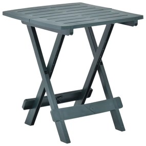 Skládací zahradní stolek zelený 45 x 43 x 50 cm plast - Default Title