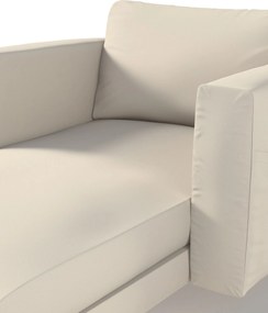 Potah na IKEA Norsborg šezlong s loketními opěrkami barva béžová látka pletený vzor