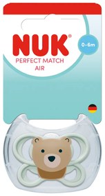 NUK Dudlík Perfect Match Air 0-6 m 1 ks box  Fox