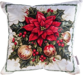 Sada 3 ks povlaků na polštářky CHRISTMAS STAR 45 x 45 cm