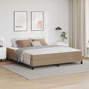 Rám postele s matrací Cappuccino 180 x 200 cm textil 3398647