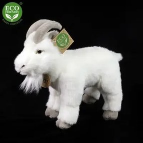 RAPPA Plyšový kozel/koza 20 cm / ECO-FRIENDLY / od 0 měsíců