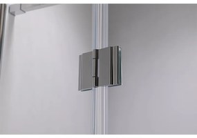 BPS-koupelny Čtvercový sprchový kout HYD-SK1180A 80x80 chrom/transparent - bez vaničky