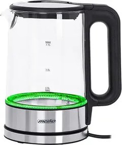 Mesko MS 1301b černá / Rychlovarná skleněná konvice / 1850 W / 1.7 L /