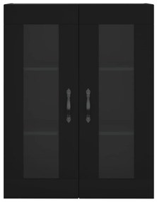 Skříň highboard černá 69,5 x 34 x 180 cm kompozitní dřevo,  3198690
