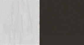 Postel Delbert 120x200 - borovice/tmavě šedá