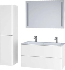Mereo, Mereo Siena, koupelnová skříňka 100 cm, bílá lesk, MER-CN412S