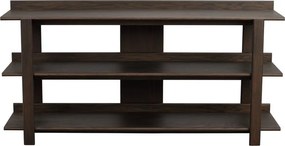 Konzolový stolek s deskou v dubovém dekoru v tmavě přírodní barvě 43x150 cm Kilian – Rowico