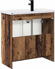 Sada koupelnového nábytku Staré dřevo 56 x 37,5 x 81 cm 3404132