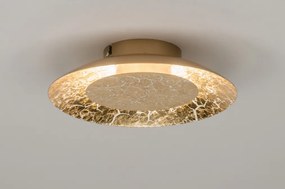 Stropní designové LED svítidlo do ložnice Castonne Gold