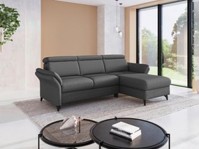 XXXLutz ROHOVÁ SEDAČKA, textil, tmavě šedá Sit & More - Sedací soupravy - 000144025836