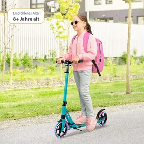Costway Dětská koloběžka skládací se světly Koloběžka výškově nastavitelná