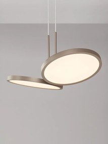 Hliníkové LED stmívatelné závěsné svítidlo v matně zlaté barvě ø 32,5 cm Vea – Nova Luce