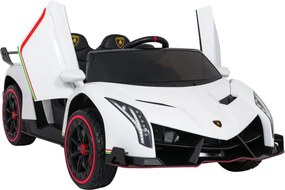 Elektrické autíčko Lamborghini Veneno bílé