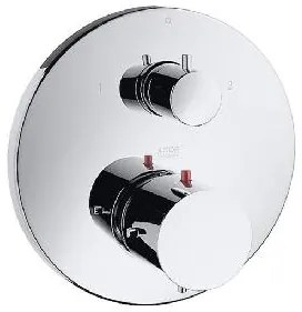 Axor Starck - Vanová termostatická podomítková baterie s ventilem, chrom 10720000