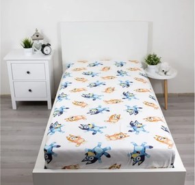 Jerry Fabrics Prostěradlo Bluey 061 90x200x25 cm