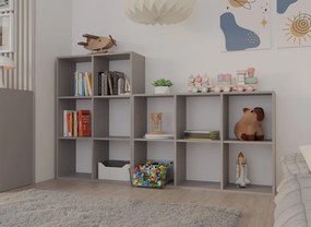 FALCO Regál Manja 2x3 šedá jíl