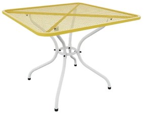 Unikov Zahradní stůl Tako 105x105 Barva nátěru: Černá - RAL 9005 - Žlutá - RAL 1023