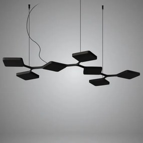 Stilnovo 8521 Quad_P7, černé závěsné svítidlo pro nepřímé osvětlení, 42W LED 3000K stmívatelné, 112x82cm