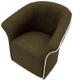 Designové otočné křeslo Felony zelené