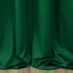 ZATEMŇOVACÍ ZÁVĚS NA PÁSCE PIERRE CARDIN SIBEL 140X270 CM TMAVĚZELENÁ