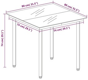 5Dílný Zahradní Jídelní Set S Poduškami Světle Šedý Polyratan - Světle šedá / 4 / 80 x 80 x 74 cm