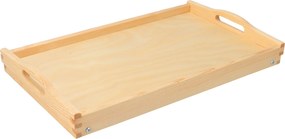 ČistéDřevo Dřevěný servírovací stolek do postele 50x30 cm