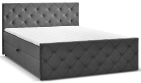 Postel dvoulůžko BOXSPRING HEAVEN + topper v ceně | 180x200 | VÝBĚR TKANIN