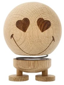 Soška Hoptimist  Figurka Smiley Love M Neopracovaný dub