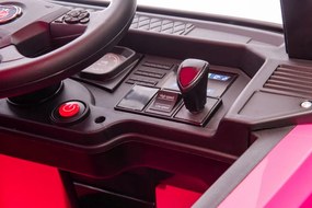 LEAN CARS Elektrické auto na baterie Scania 500R HL698 růžové 4x4