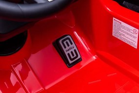 LEAN CARS Elektrické autíčko BMW M5 s rodičovskou platformou červené lakované