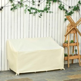 Outsunny Kryt na Lavici pro Dva 140x84x56/94 cm Kryt na Zahradní Nábytek z Oxfordské 600D Tkaniny s Voděodolnou Úpravou pro Zahradu, Terasu a Patio Kr