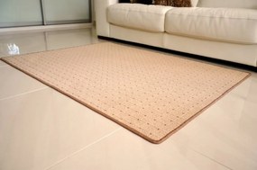 Kusový koberec Udinese béžový 1 m2 bez obšití