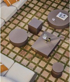 Betonový kulatý zahradní konferenční stolek ø 60 cm Garbet – Kave Home