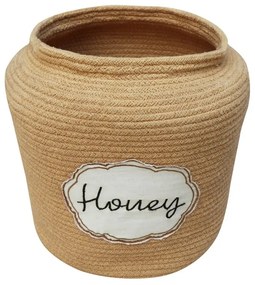 Světle hnědý látkový dětský koš na hračky ø 28x27 cm Honey Pot – Lorena Canals