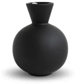 Keramická váza Trumpet Black 16 cm COOEE Design