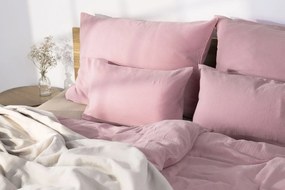 Celoroční mušelínové povlečení Soft Pink - GOTS Velikost: atypický 240 x 220 + 2 x 70 x 90