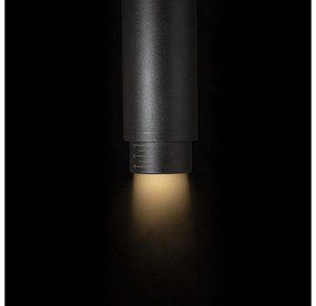 Rendl R13782 stropní svítidlo OPTIMUS pro jednookruhovou lištu, černé, 230V, GU10, 10-50°, 18cm