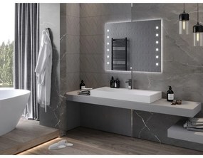 Mexen Ner, LED koupelnové zrcadlo s podsvícením 100x80 cm, 6000K, ochrana proti zamlžování, 9809-100-080-611-00