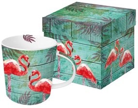 Hrnek v krabičce Summer Flamingos - 0,3L