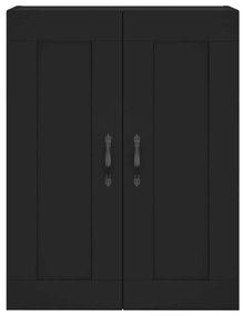 Skříň highboard černá 69,5 x 34 x 180 cm kompozitní dřevo