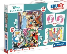 Clementoni Soubor her Disney klasika 4v1 / 72 dílků / od 3 let