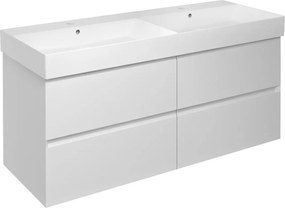 Sapho Sapho, FILENA umyvadlová skříňka 118x51,5x43cm, bílá mat, FID1212W