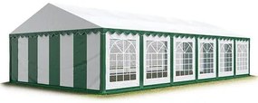 Zahradní Párty stan 5x12 m PVC Standard Ohnivzdorný Barva: Zeleno-bílá